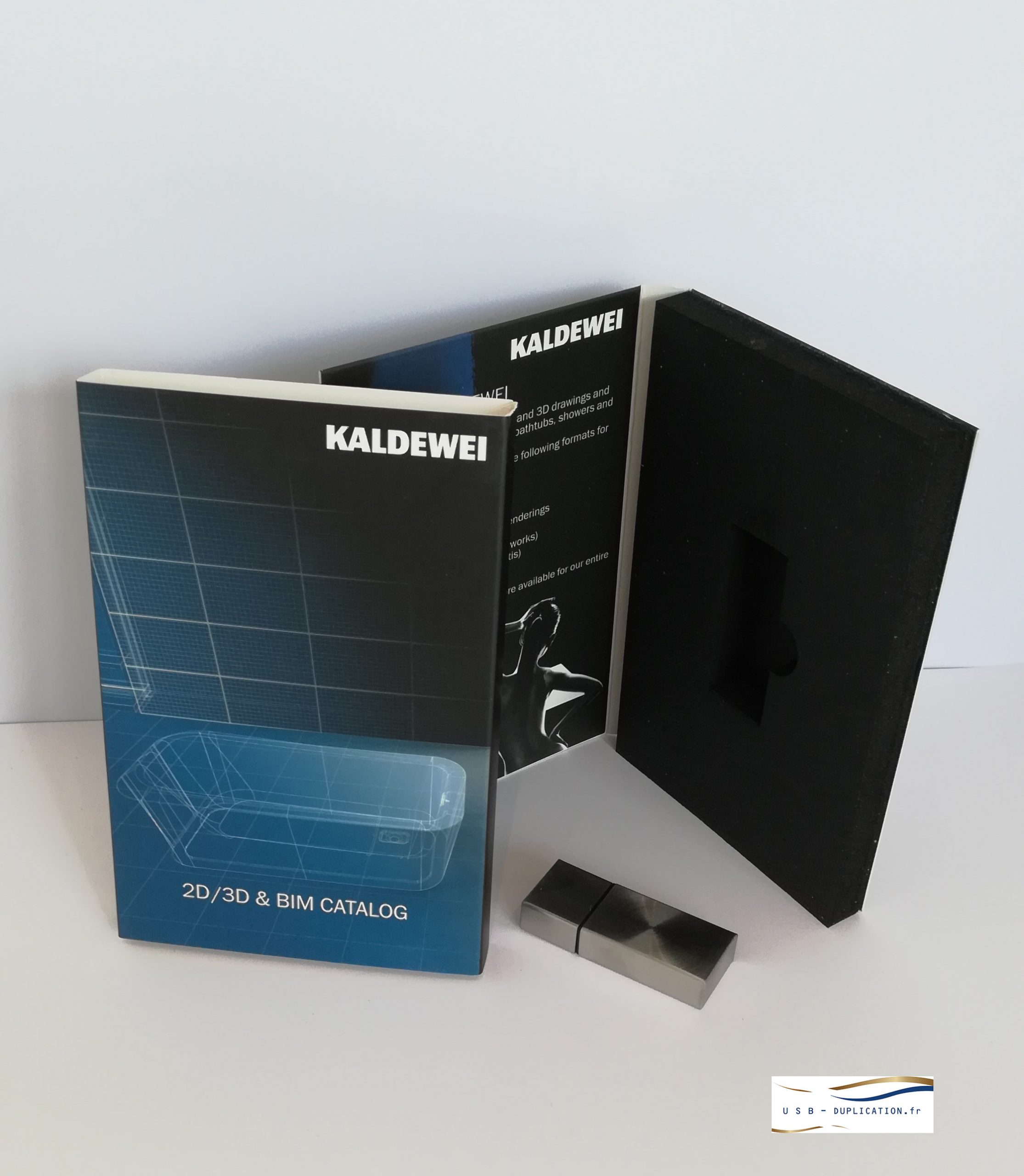 USB Coffret digipack-Pelliculage Brillant Aspect Luxe - usb-duplication